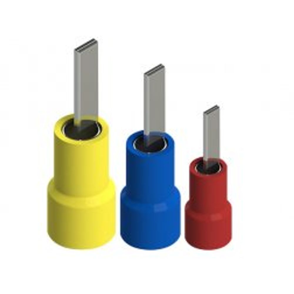 Terminal Elétrico Pino Pre-Isolado 25mm2 Amarelo TPP2516 - INTELLI ...