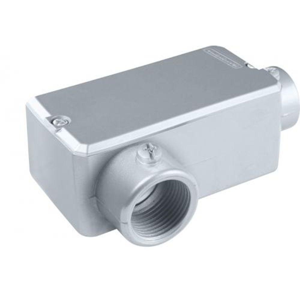 Condulete Alumínio Lr 2" Bsp Cinza Com Tampa Com Vedação - 56105086 ...