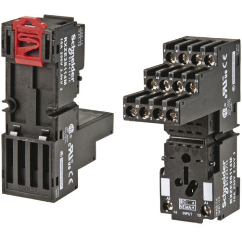 Base Rele Industrial Zelio Plug-In 14 Pinos Parafuso 250vac ...